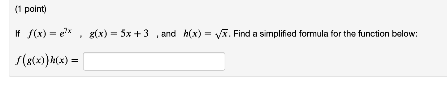 Solved (1 point) Using the properties of logarithms, decide | Chegg.com