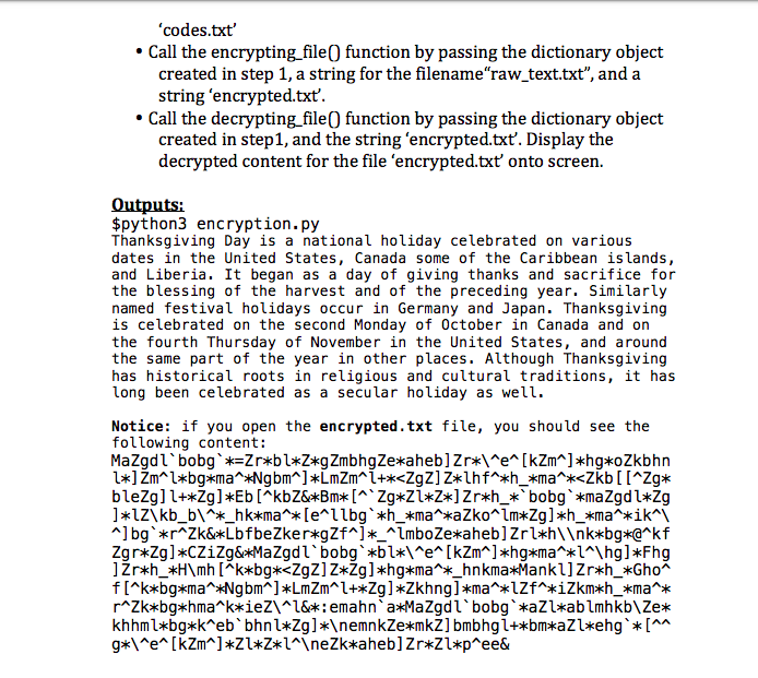 Problem 2 Encrypting And Decrypting Files