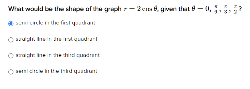 Solved T T = = -? ' What would be the shape of the graph r= | Chegg.com