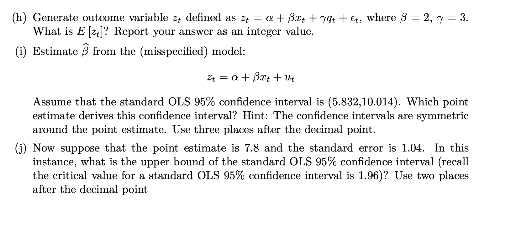 Solved Create another variable, εt , a random normal | Chegg.com