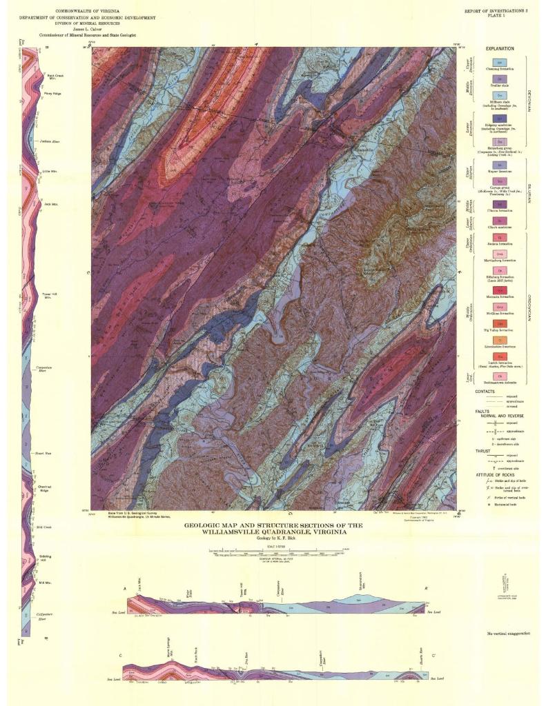Solved Geologic map and cross section of the Williamsville | Chegg.com