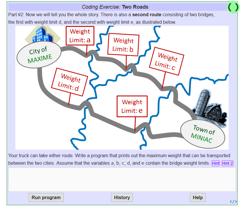 Solved Coding Exercise: Two Roads Part #2: Now we will tell | Chegg.com