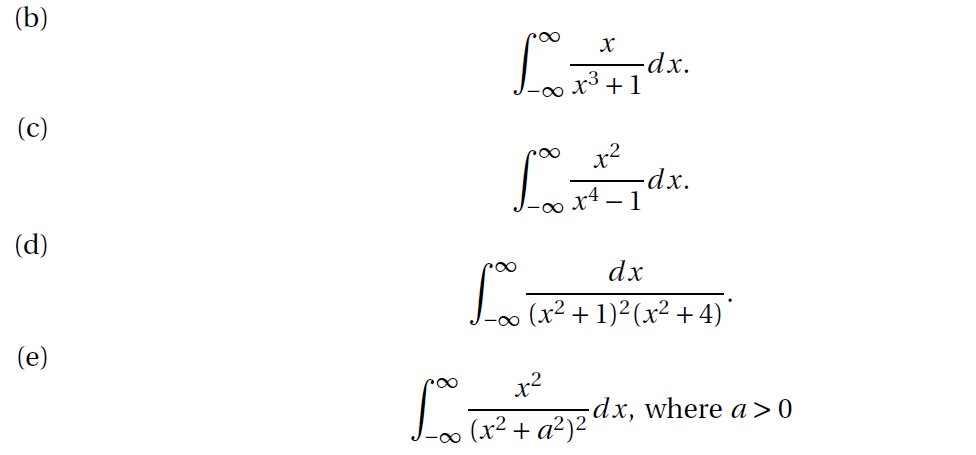 Solved Use Residue Theory to calculate the following | Chegg.com