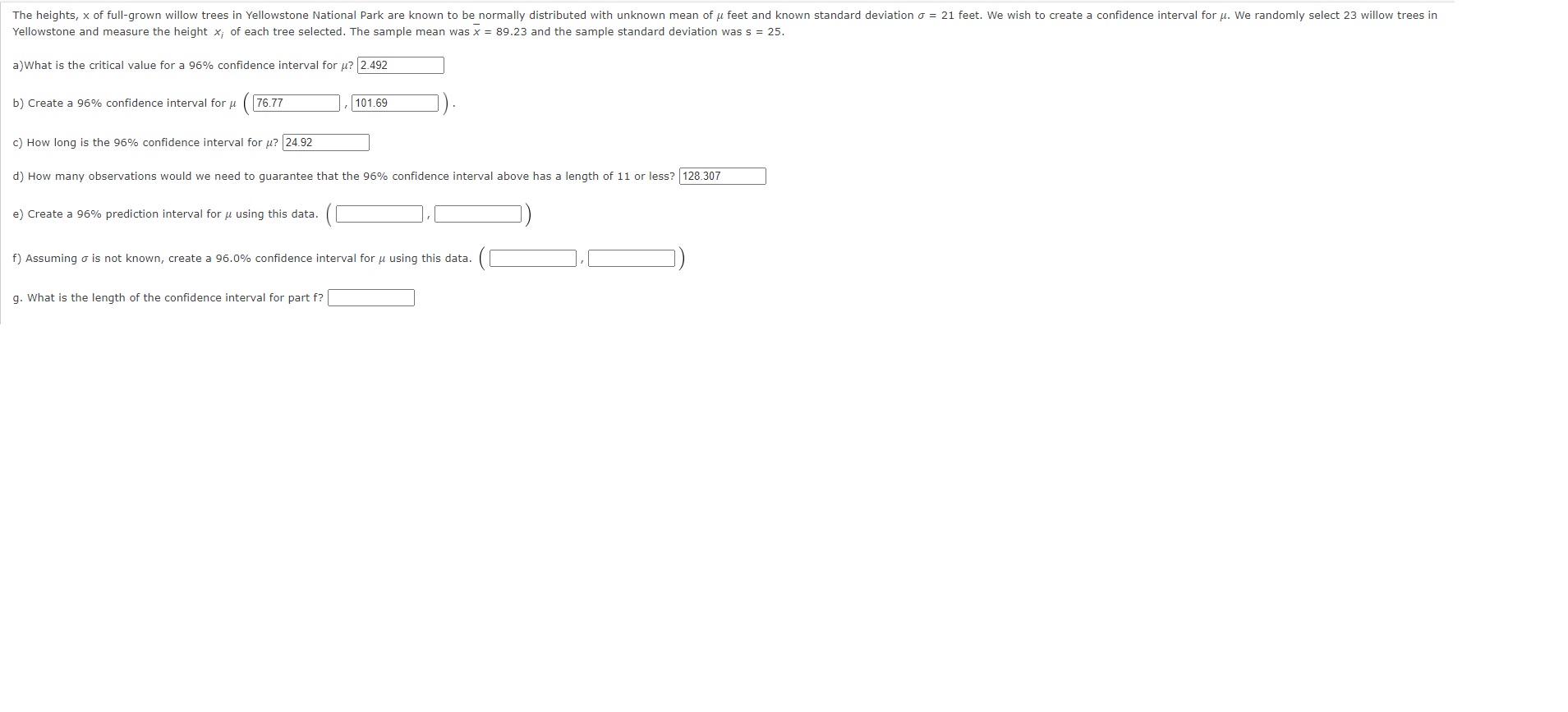 Solved please solve accurately Yellowstone and measure the | Chegg.com