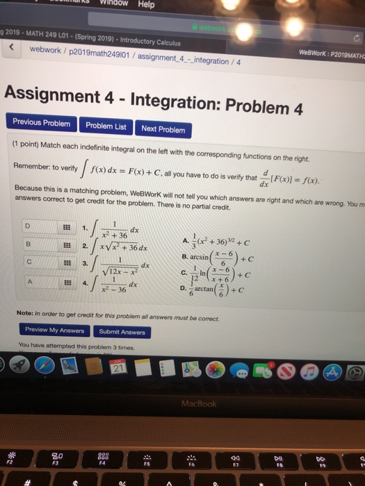 Solved Help Window webwork g2019-MATH 249 L01-(Spring 2019)- | Chegg.com Solved Help Window webwork g2019-MATH 249 L01-(Spring 2019)- | Chegg.com