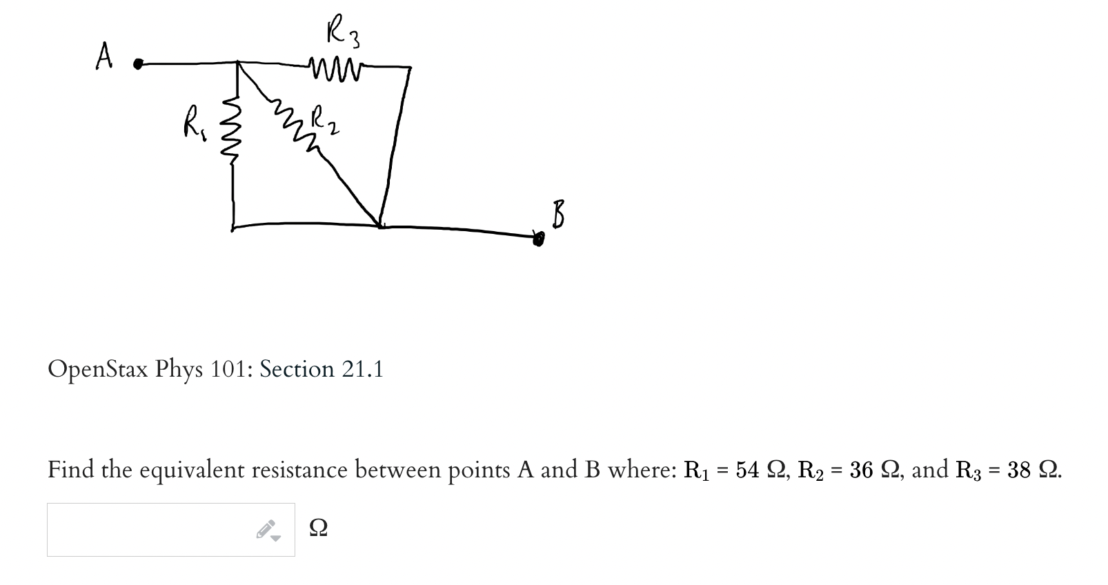Solved OpenStax Phys 101: Section 21.1 Find the equivalent | Chegg.com
