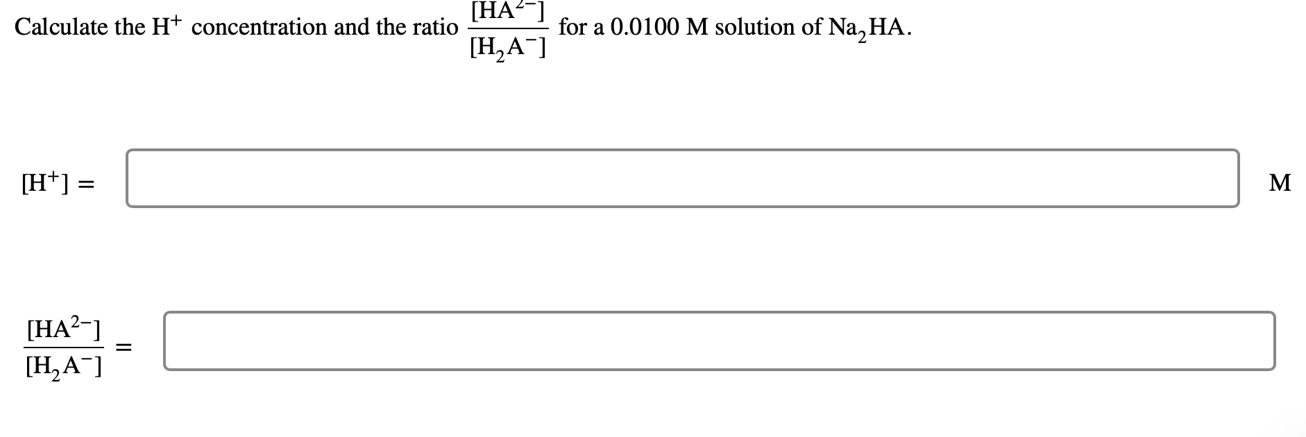 Solved The triprotic acid H3 A has ionization constants of | Chegg.com