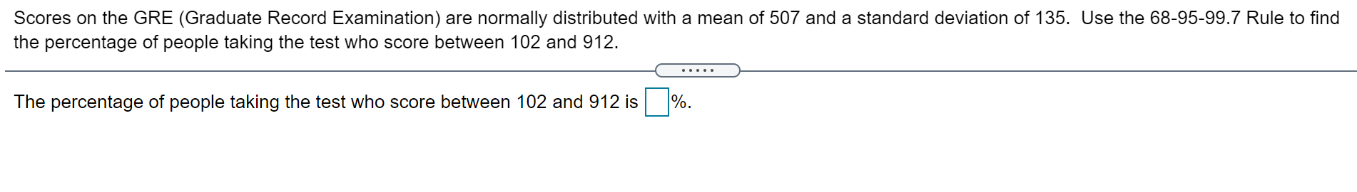 Solved Scores on the GRE (Graduate Record Examination) are | Chegg.com