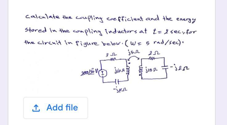 Solved calculate the coupling coefficient and the energy | Chegg.com