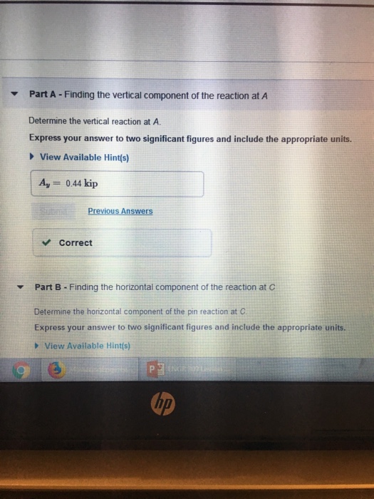 Solved To Determine The Reaction Forces At Supports On A