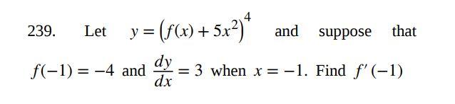 Solved For the following exercises, find dxdy for each | Chegg.com