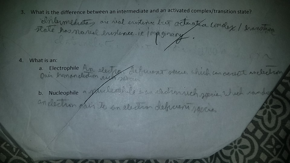 Solved 3. What is the difference between an intermediate and | Chegg.com