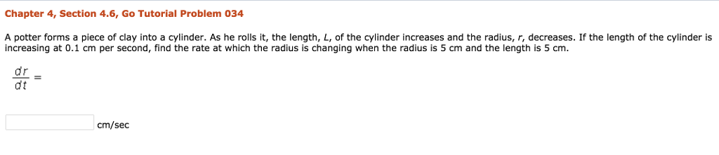 Solved Chapter 4, Section 4.6, Go Tutorial Problem 034 A | Chegg.com
