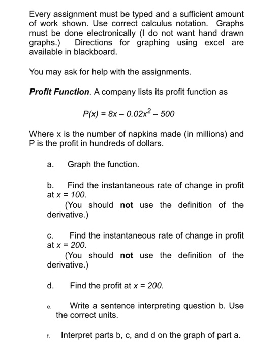 Solved Every assignment must be typed and a sufficient | Chegg.com