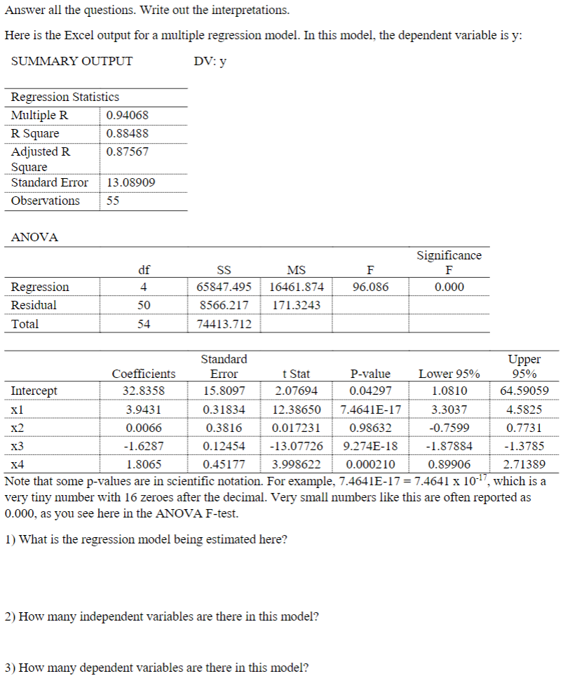 Solved Answer all the questions. Write out the | Chegg.com