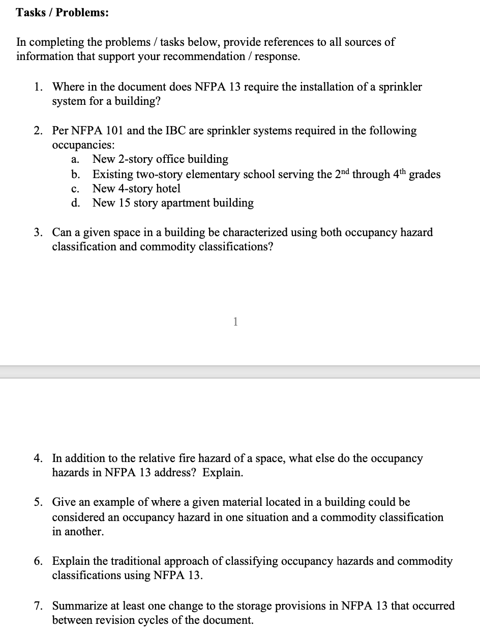 Solved Tasks / Problems: In completing the problems / tasks | Chegg.com