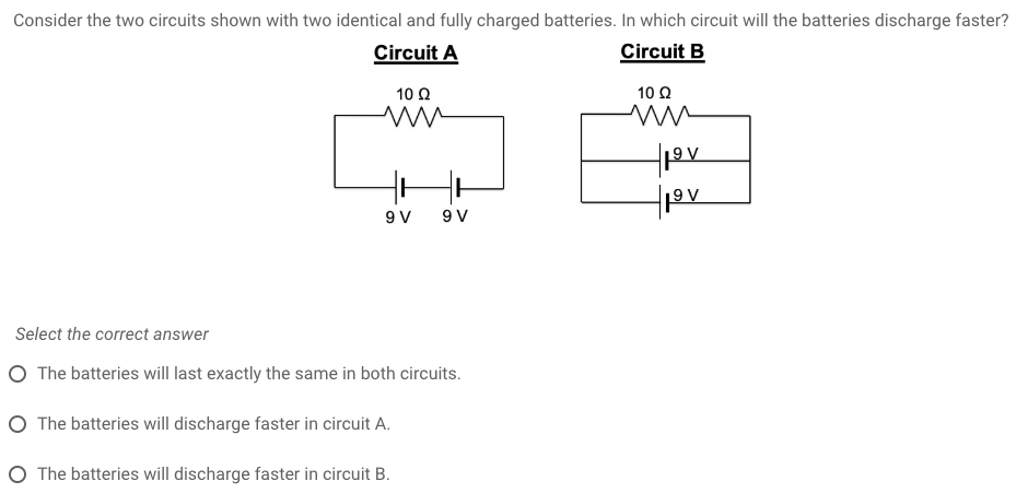 Solved Consider the two circuits shown with two identical | Chegg.com