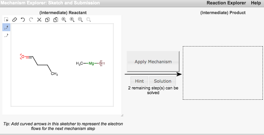Solved Mechanism Explorer: Sketch and Submission | Chegg.com