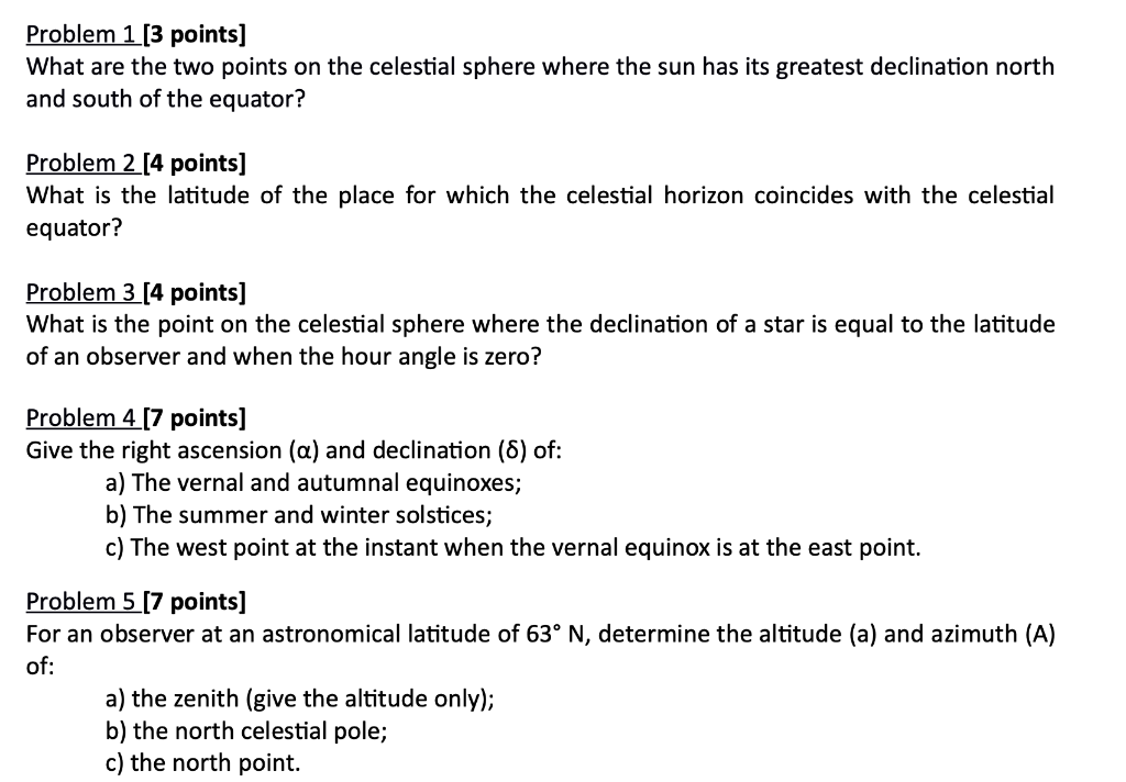 Solved Problem 1 [3 points] What are the two points on the | Chegg.com