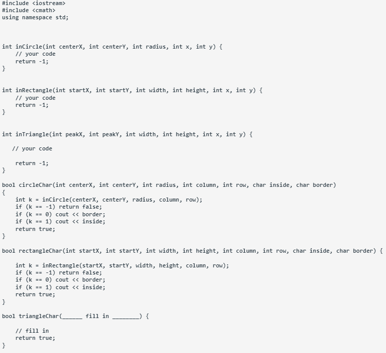 Use the following code as a template to draw an | Chegg.com