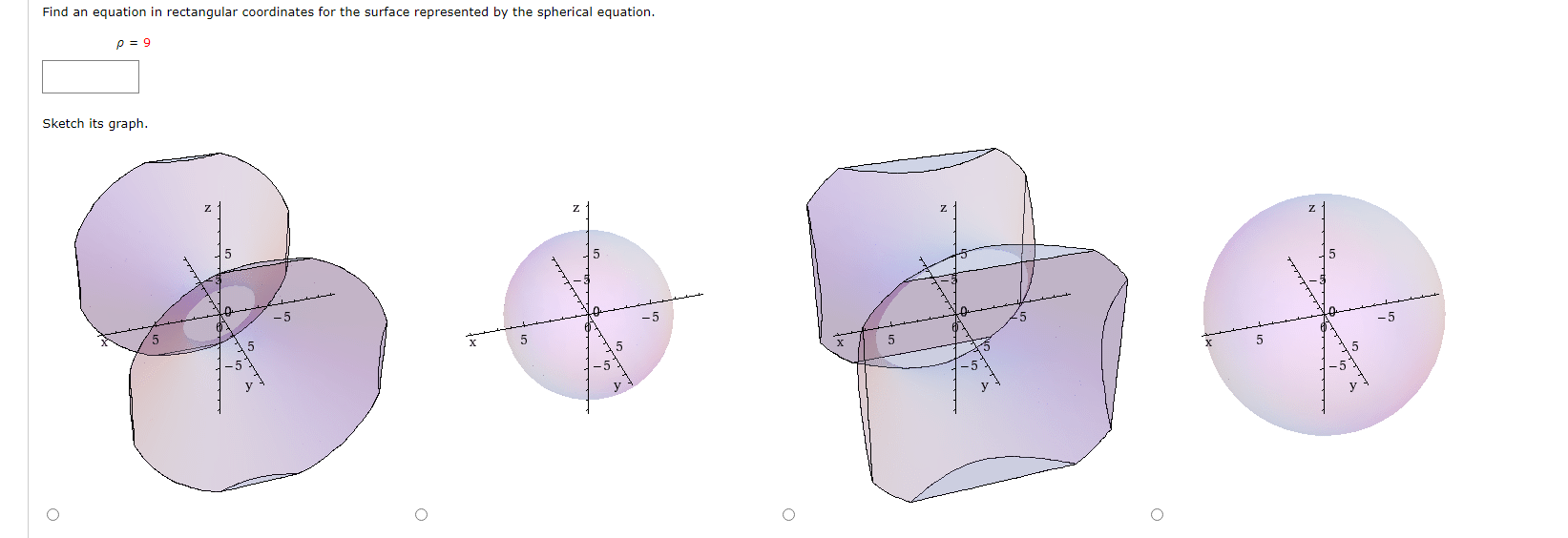 Solved Find an equation in rectangular coordinates for the | Chegg.com