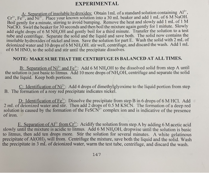Solved Data Report Sheet: Quantitative Analysis of Group Ill | Chegg.com