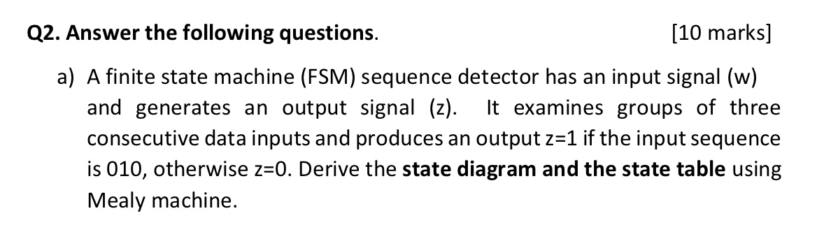 Solved 22. Answer the following questions. [10 marks] a) A | Chegg.com