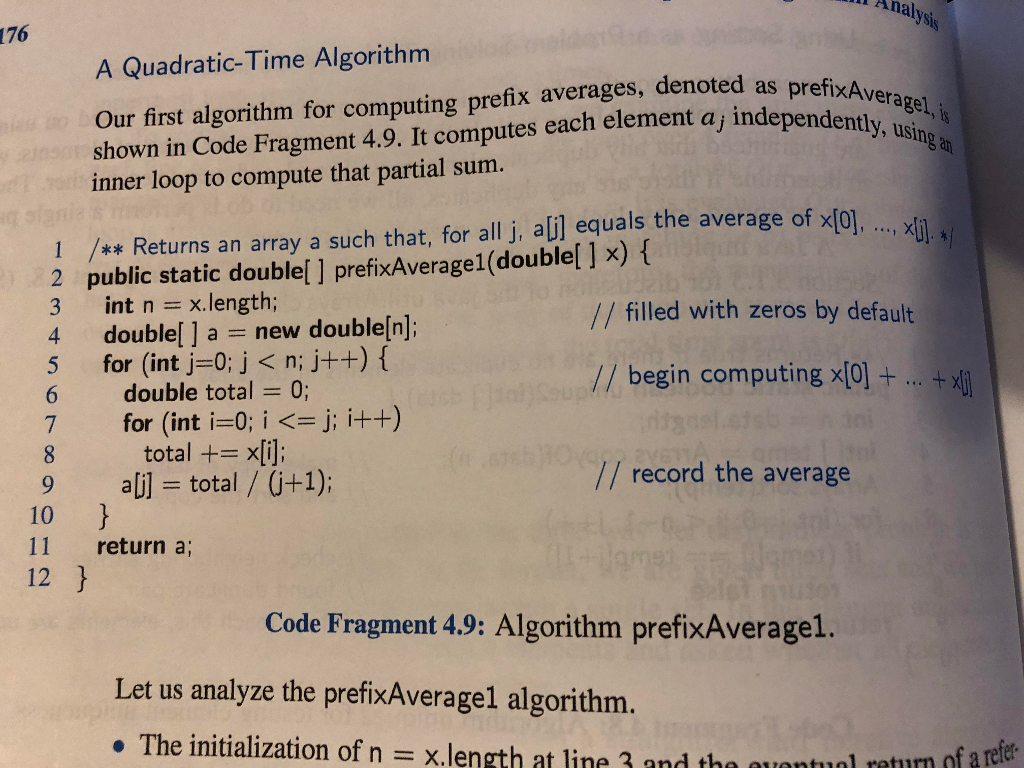 Solved Data Structures Problem: (Prefix Average 1 & 2 | Chegg.com