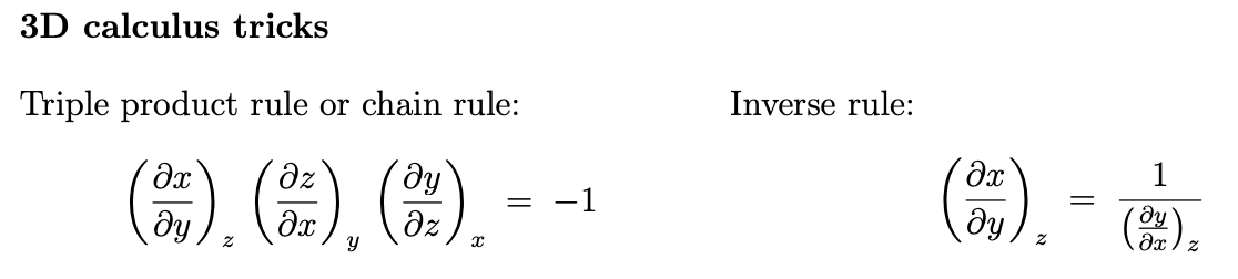 Solved 3D calculus tricks Triple product rule or chain rule: | Chegg.com