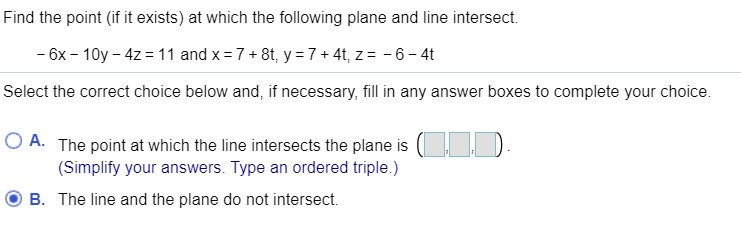 Solved Find the point (if it exists) at which the following | Chegg.com
