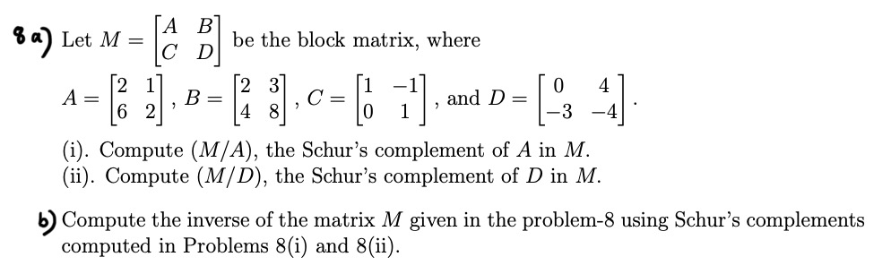 Solve Q8 a and b completely | Chegg.com