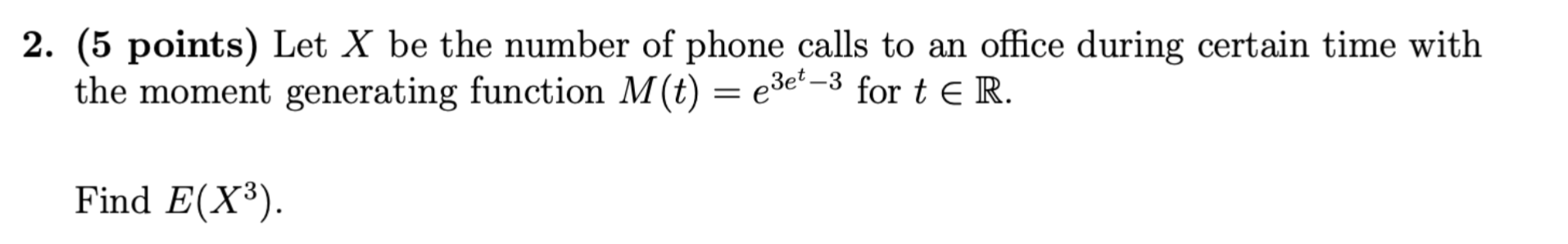 Solved Let x be ﻿the number of ﻿phone calls to an ﻿office | Chegg.com