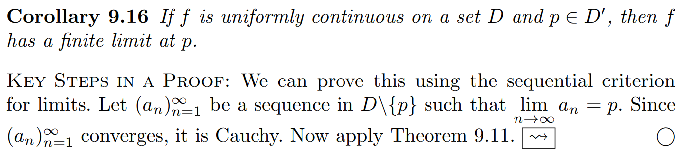 Solved Please provide a formal proof for Corollary 9.16. | Chegg.com