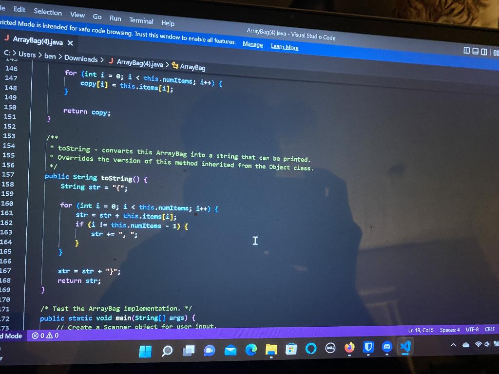 Solved In ArrayBag.java, add the methods described below to | Chegg.com