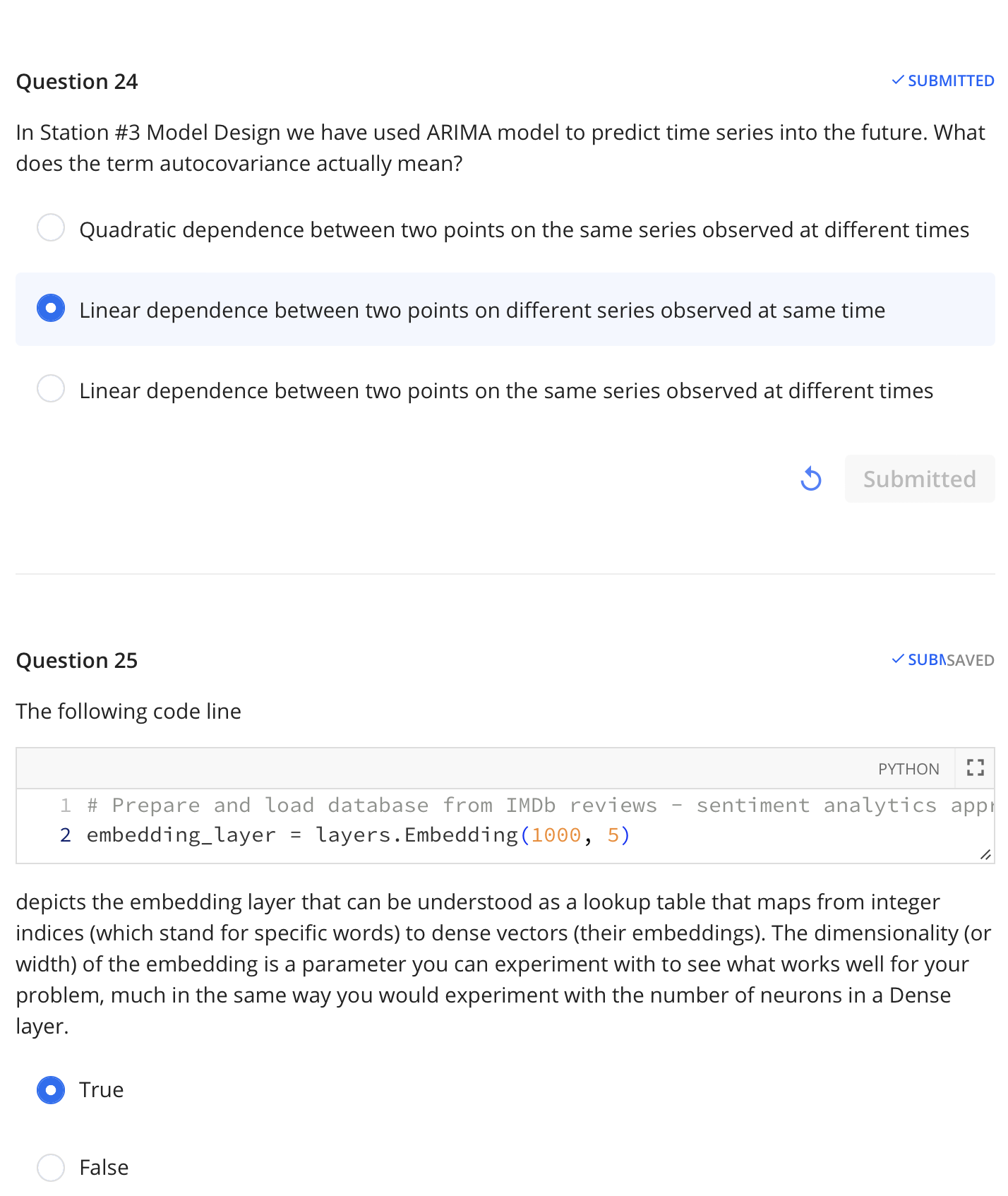 Solved In Station \#3 Model Design we have used ARIMA model | Chegg.com