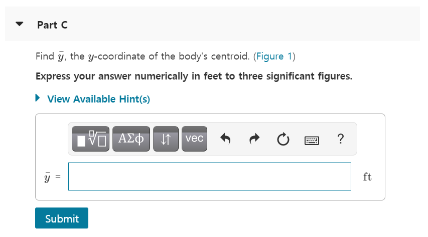 Solved Review object of uniform composition, its centroid is | Chegg.com