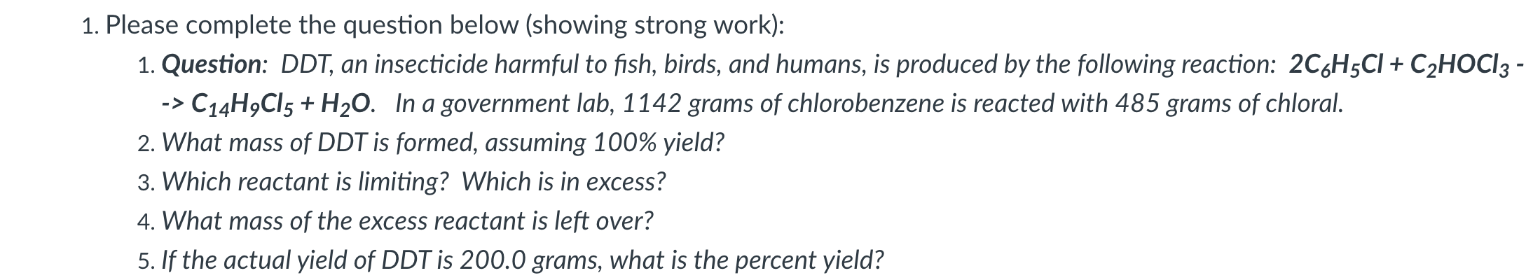 Solved 1. Please complete the question below (showing strong | Chegg.com