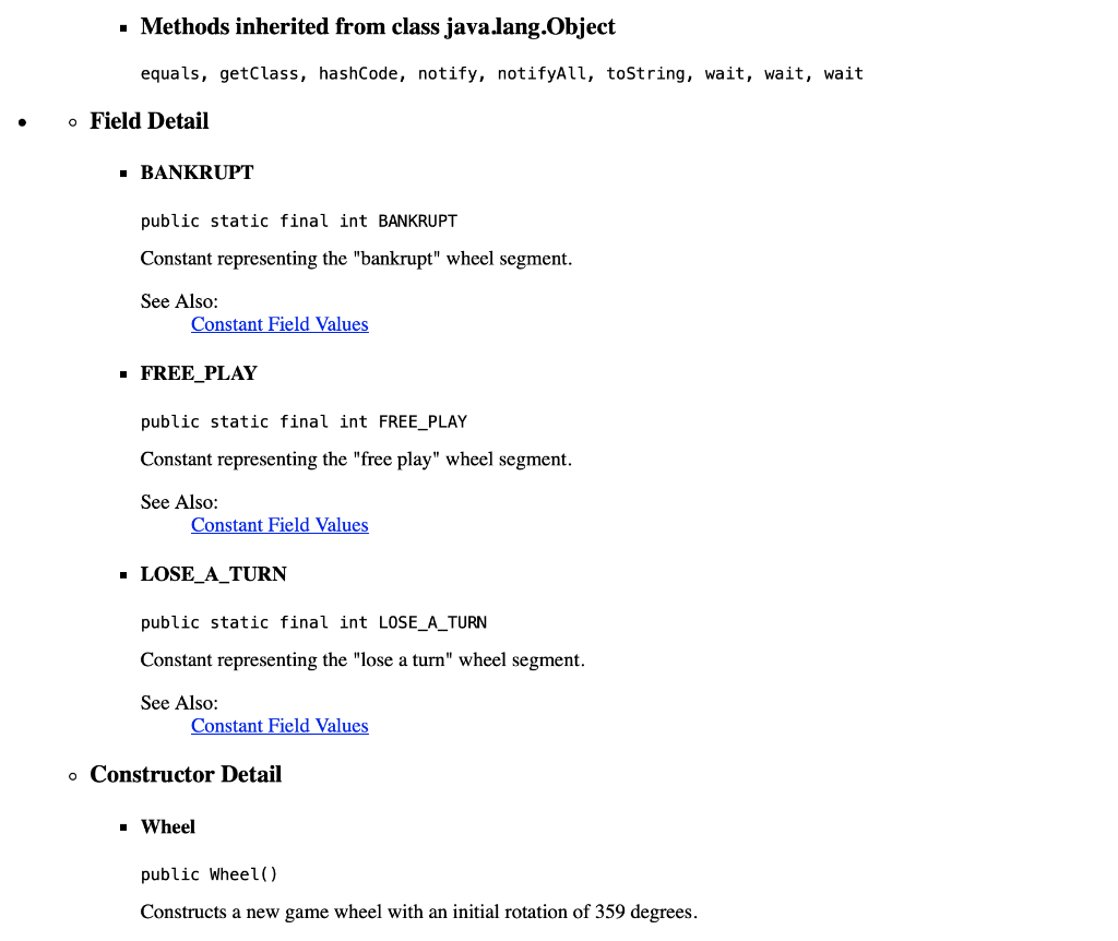 Solved Write a Java code of class wheel: it is a Wheel of | Chegg.com