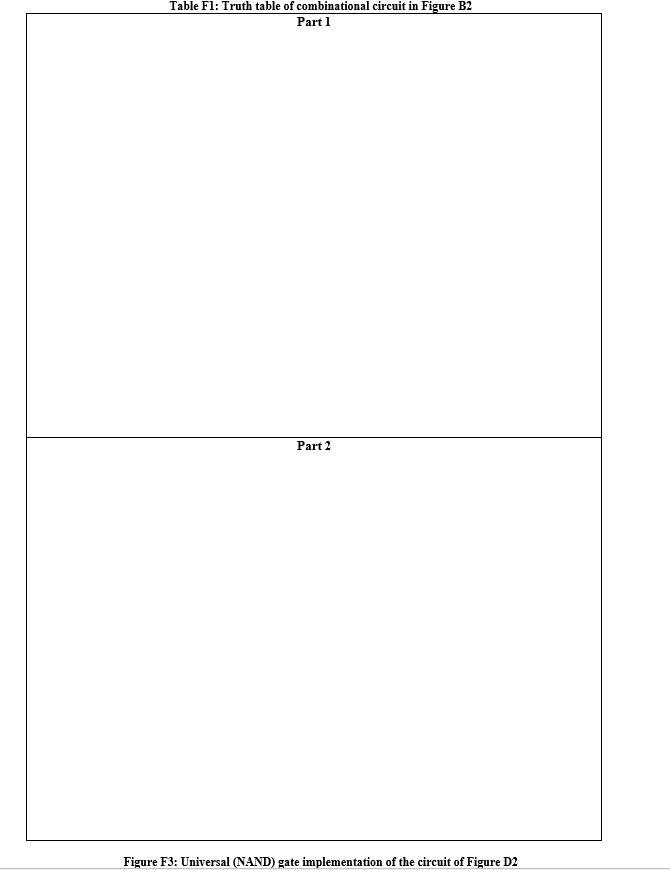 Solved Lab 3: Universal Gates A. Objectives • Understand the | Chegg.com