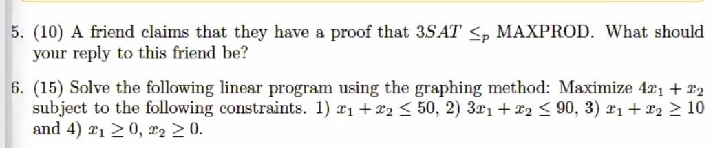 Solved Problem MAXPROD: Same as MAXSUM, but with product | Chegg.com