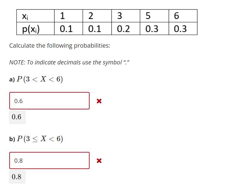 Solved Calculate the following probabilities: NOTE: To | Chegg.com