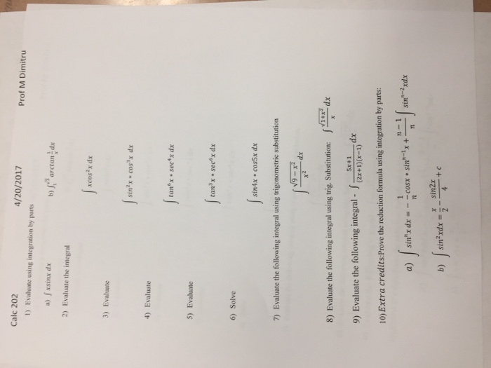 Solved Evaluate using integration by parts Integral xsinx | Chegg.com