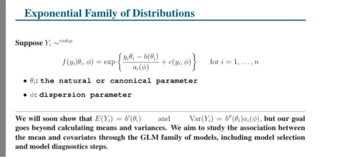Solved Please write the given PDF to exponential family form | Chegg.com