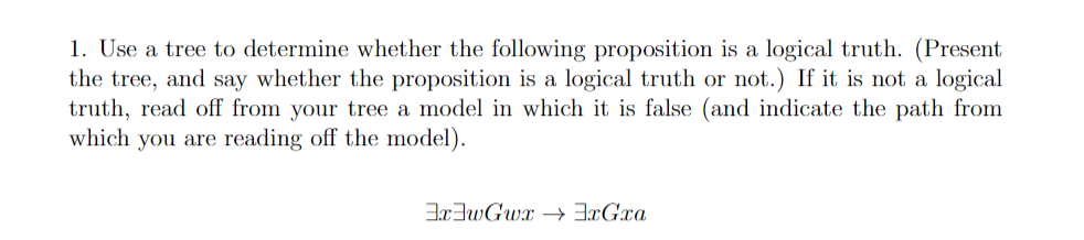 1. Use a tree to determine whether the following | Chegg.com