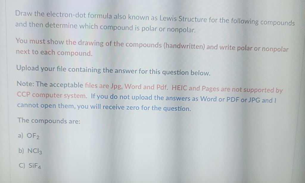 Solved Draw the electron-dot formula also known as Lewis | Chegg.com