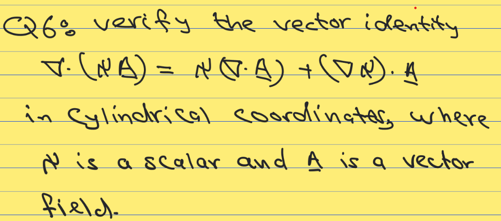 Solved Q6: verify the vector | Chegg.com