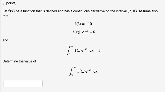 Solved Let f(x) be a function that is defined and has a | Chegg.com