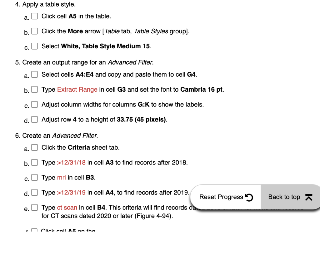 Solved I need help with this excel assignment Excel 2019 In | Chegg.com