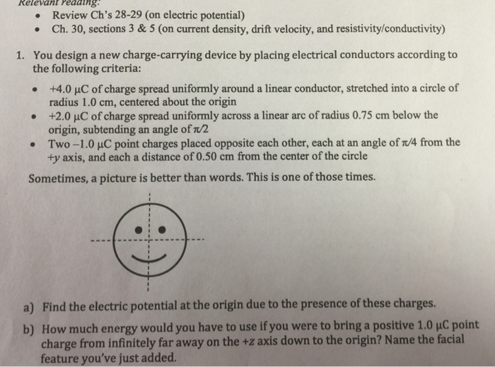 Solved You design a new charge-carrying device by placing | Chegg.com