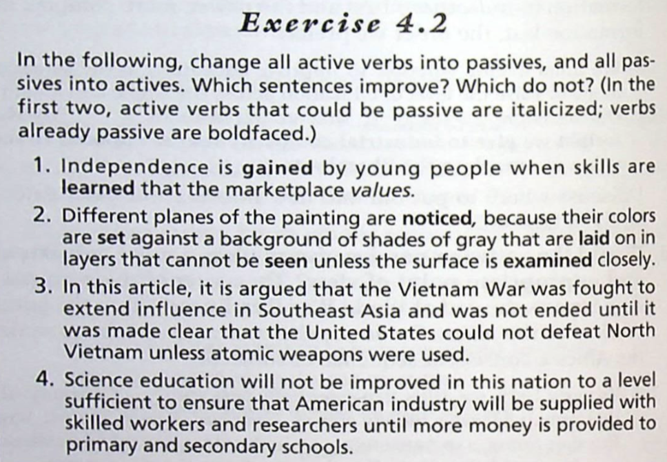 CHARACTERS AND PASSIVE VERBS More than any other | Chegg.com